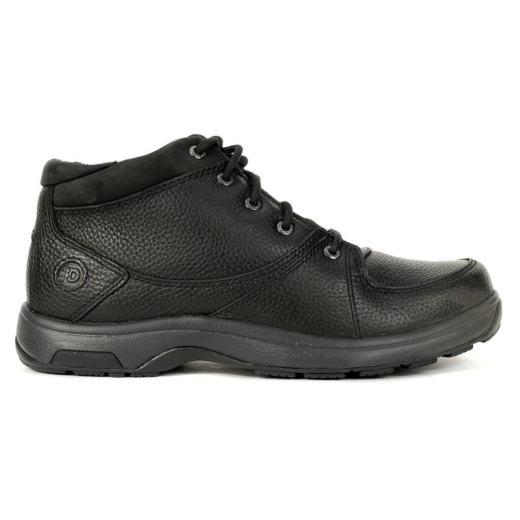 Dunham Men's Addison Black Mid Cut Boots 8006BK - WOOKI.com