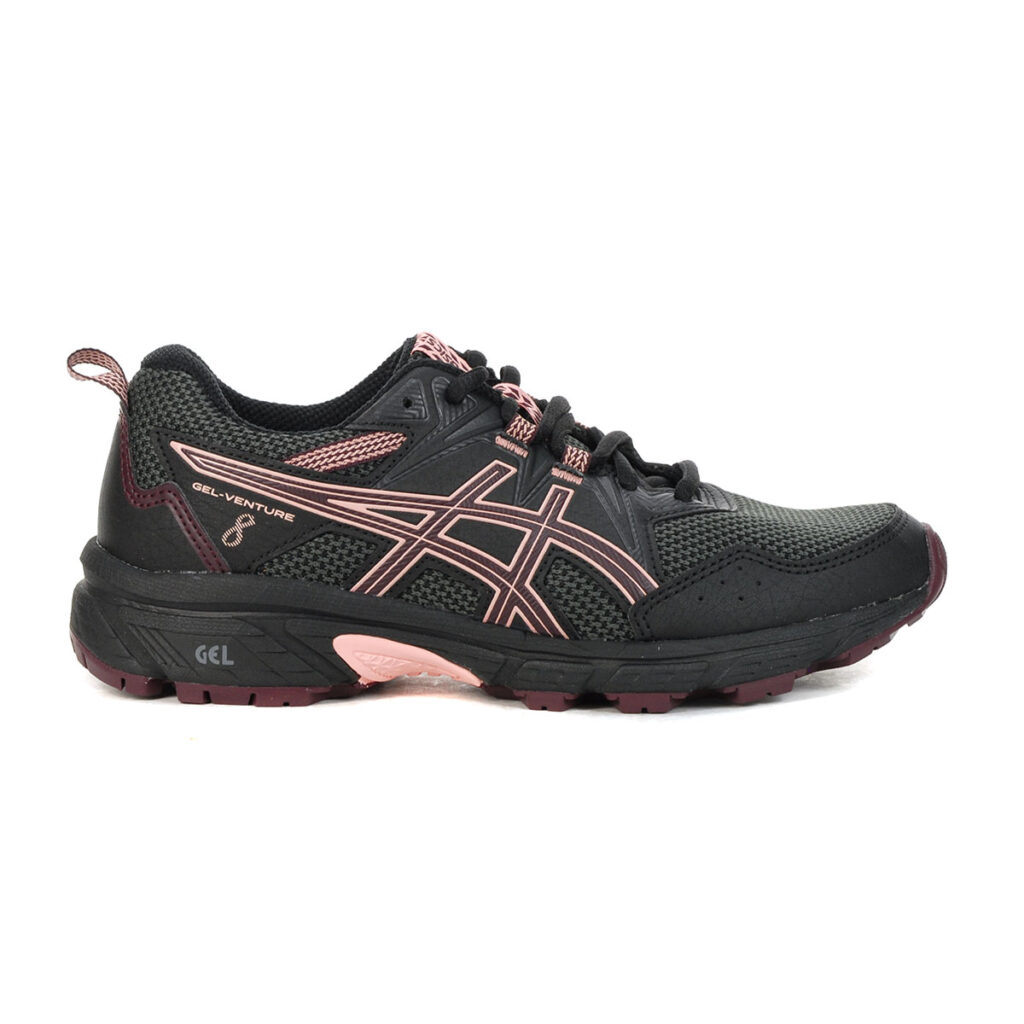 ASICS Kids Gel-Venture 8 Black/Deep Mars Grade School Running Shoes ...