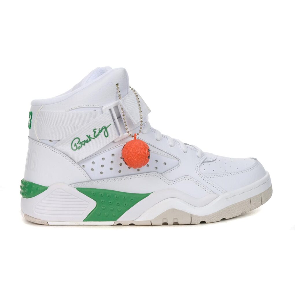 Patrick Ewing Focus White/Jelly Bean Green Basketball Shoes - WOOKI.com