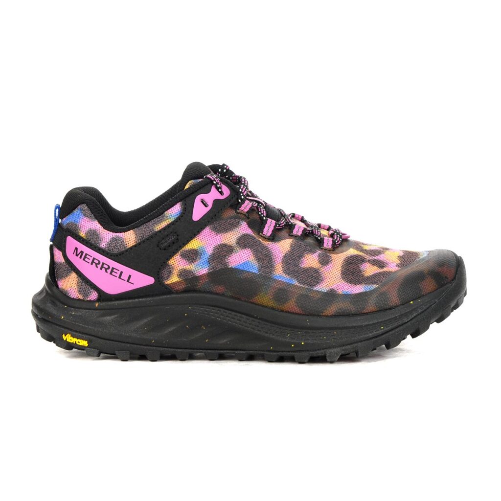 Merrell Women's Antora 3 Rainbow Leopard Trail Running Shoes - WOOKI.com