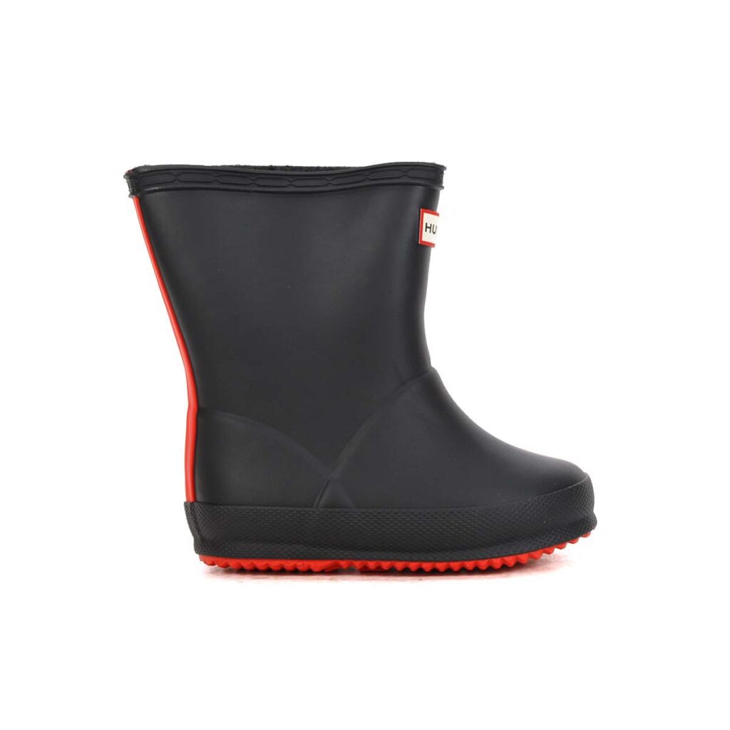 Hunter Little Kids Original First Classic Black/Logo Red Insulated ...