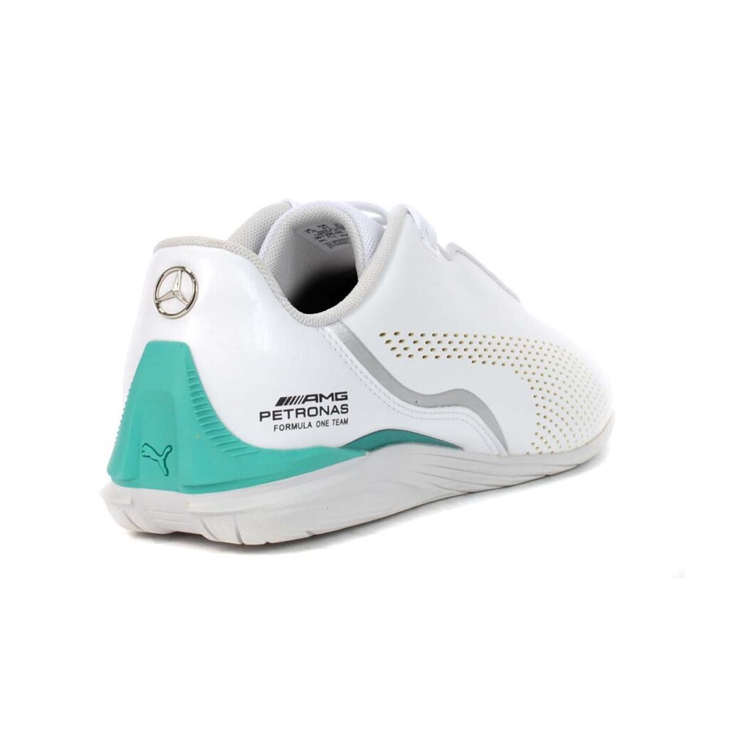PUMA Men’s Mercedes-AMG Petronas Drift Cat Decima White/Sheen Green ...
