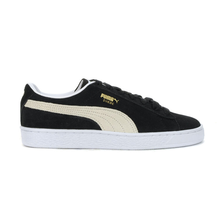 PUMA Juniors Suede Classic XXI Black/White Sneakers 38056001 - WOOKI.com
