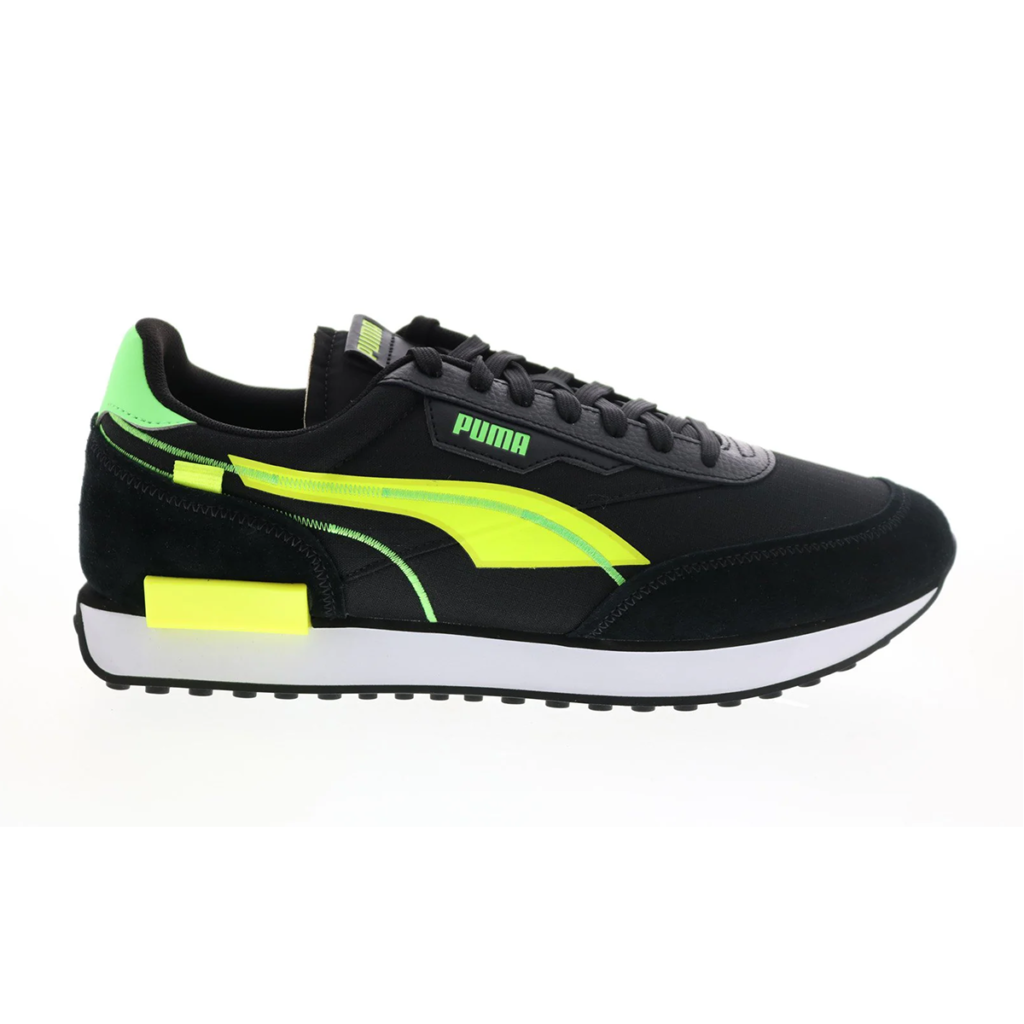 PUMA Men's Future Rider Twofold Black/Yellow Alert Sneakers 38105201 ...