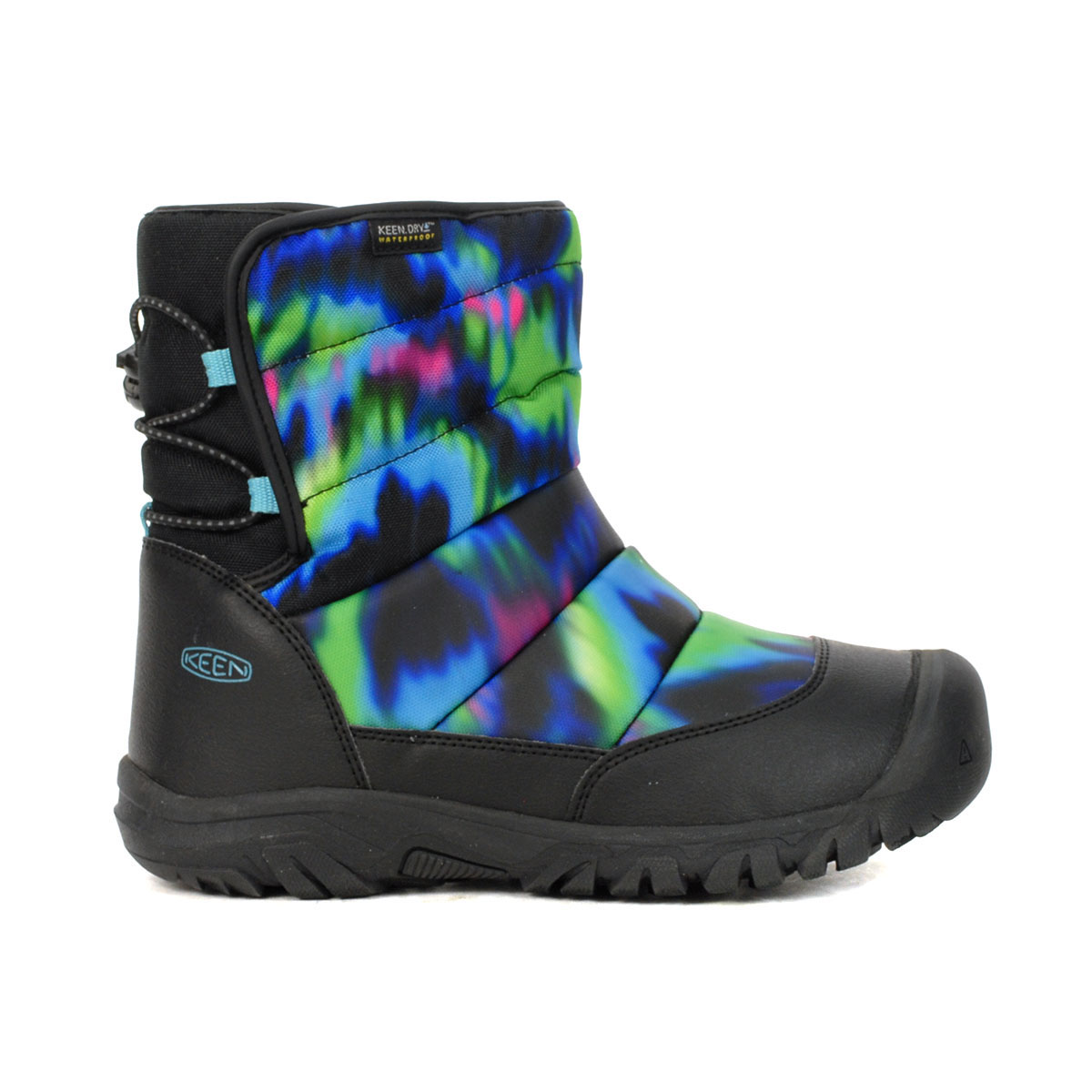 Keen Big Kids Puffrider Northern Lights/Black Winter Boots 1027961 ...
