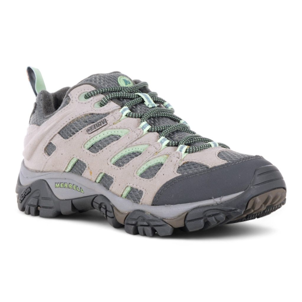 Merrell Women's Moab 2 Drizzle/Mint Waterproof Trail Shoes J24462W ...