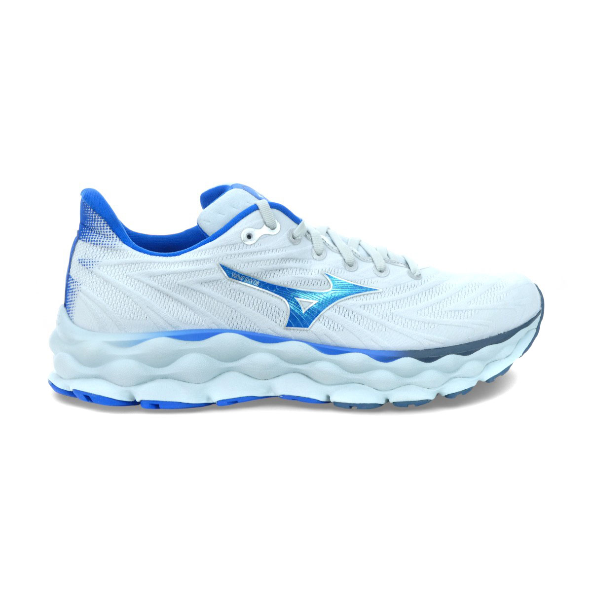 Mizuno Men's Wave Sky 8 Plein Air/Laser Blue Running Shoes 411462.5WLB ...