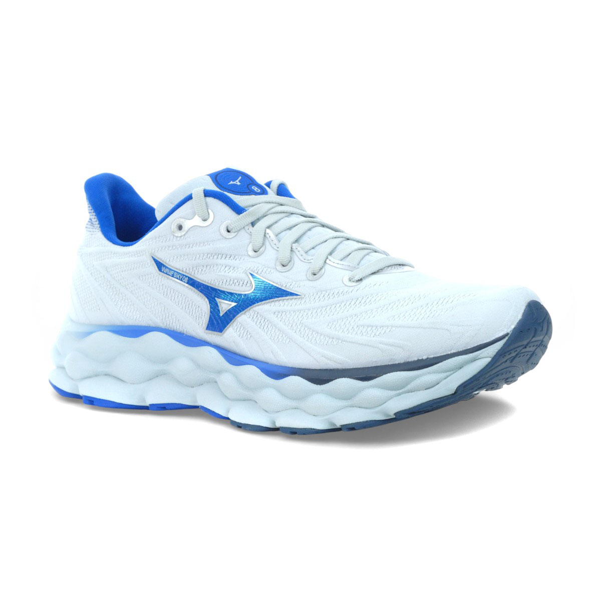 Mizuno Men's Wave Sky 8 Plein Air/Laser Blue Running Shoes 411462.5WLB ...